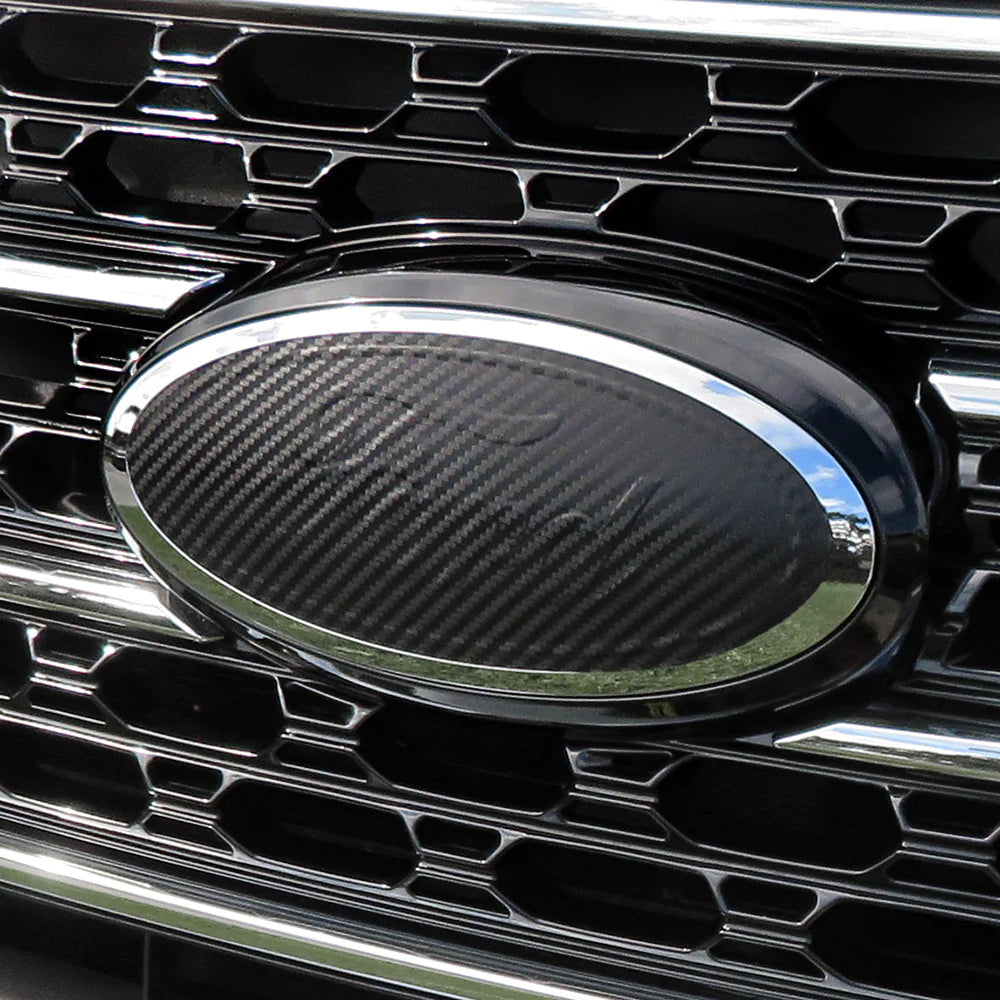Installing Ford F150 Solid Carbon Fiber Emblem Overlay Inserts — BocaDecals