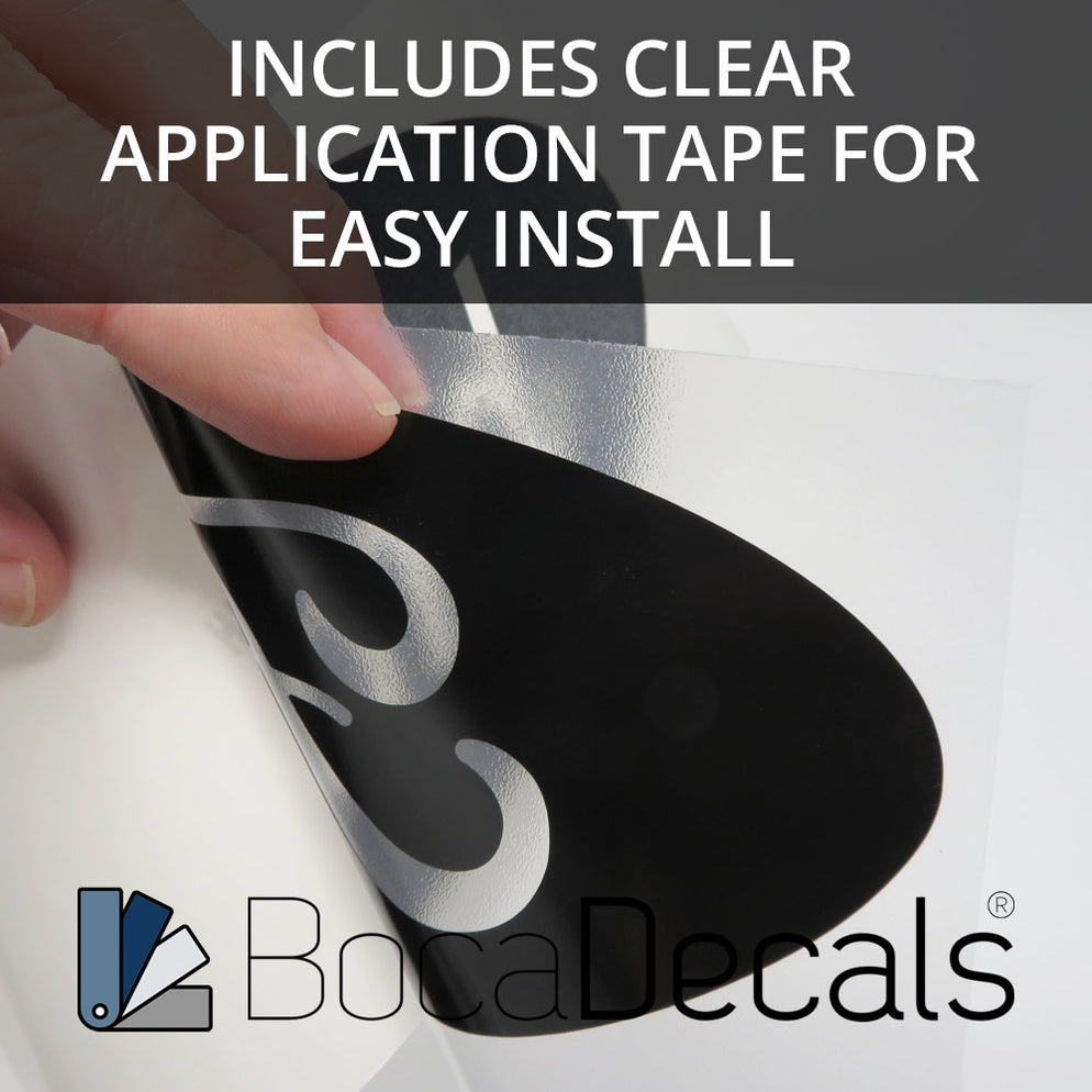 BocaDecals 2025-2026 Ford Maverick Logo Emblem Overlay Insert Decals