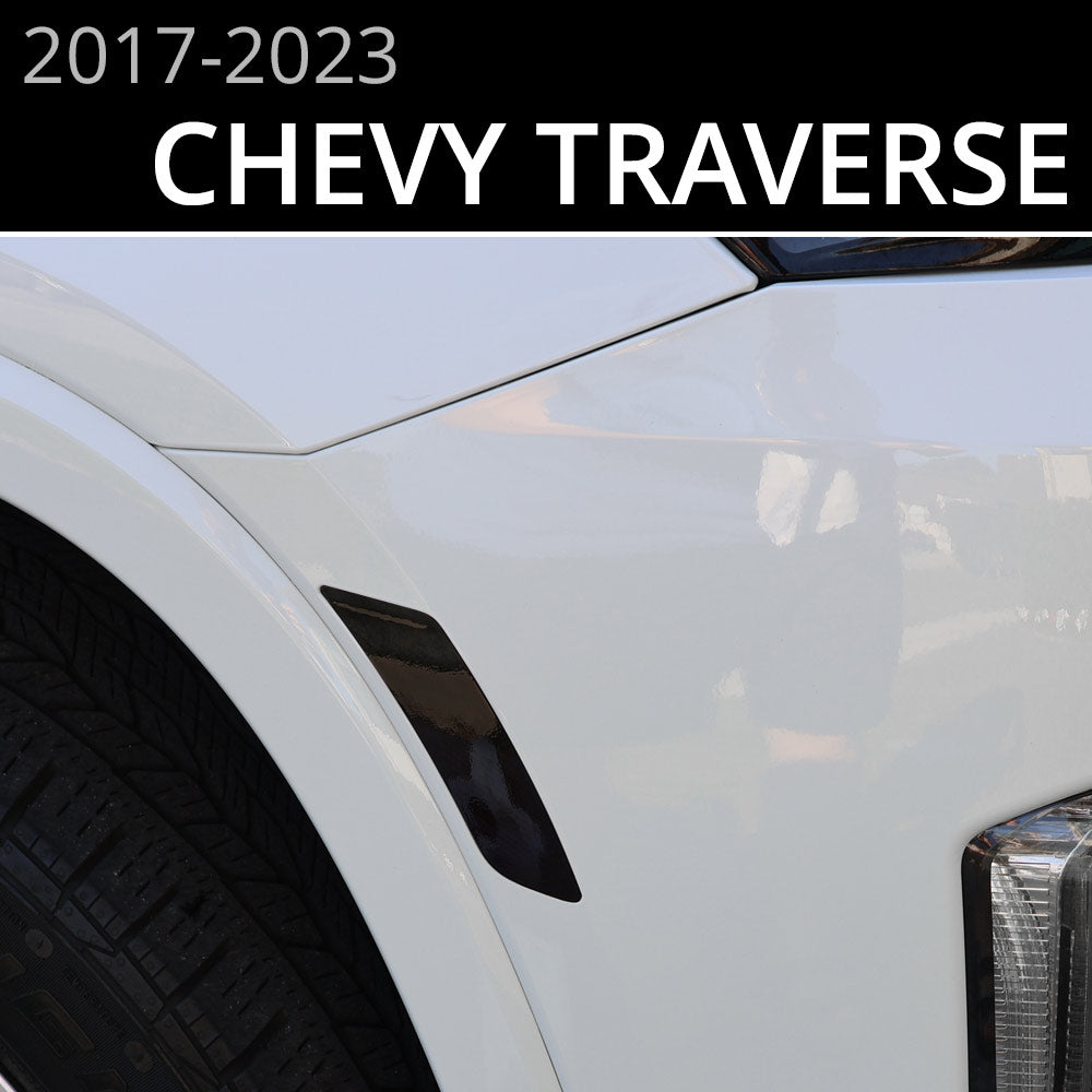 BocaDecals 2018-2023 Chevy Traverse Side Marker Tint Blackout Decals