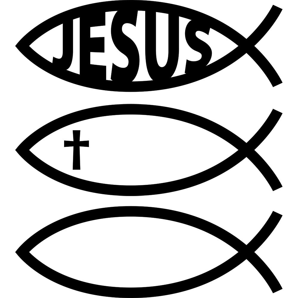 White Jesus Fish