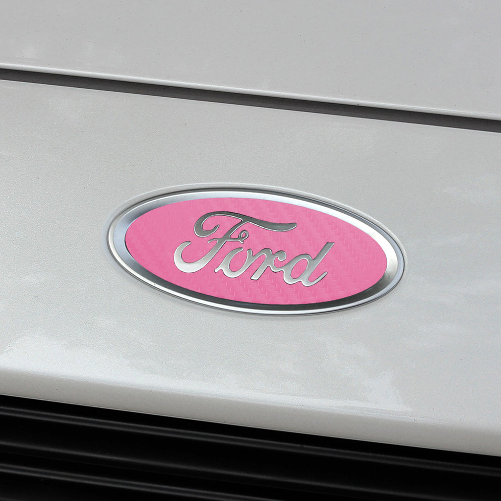 2013-2020 Ford Fusion Carbon Fiber Ford Oval Decal Emblem Inserts ...