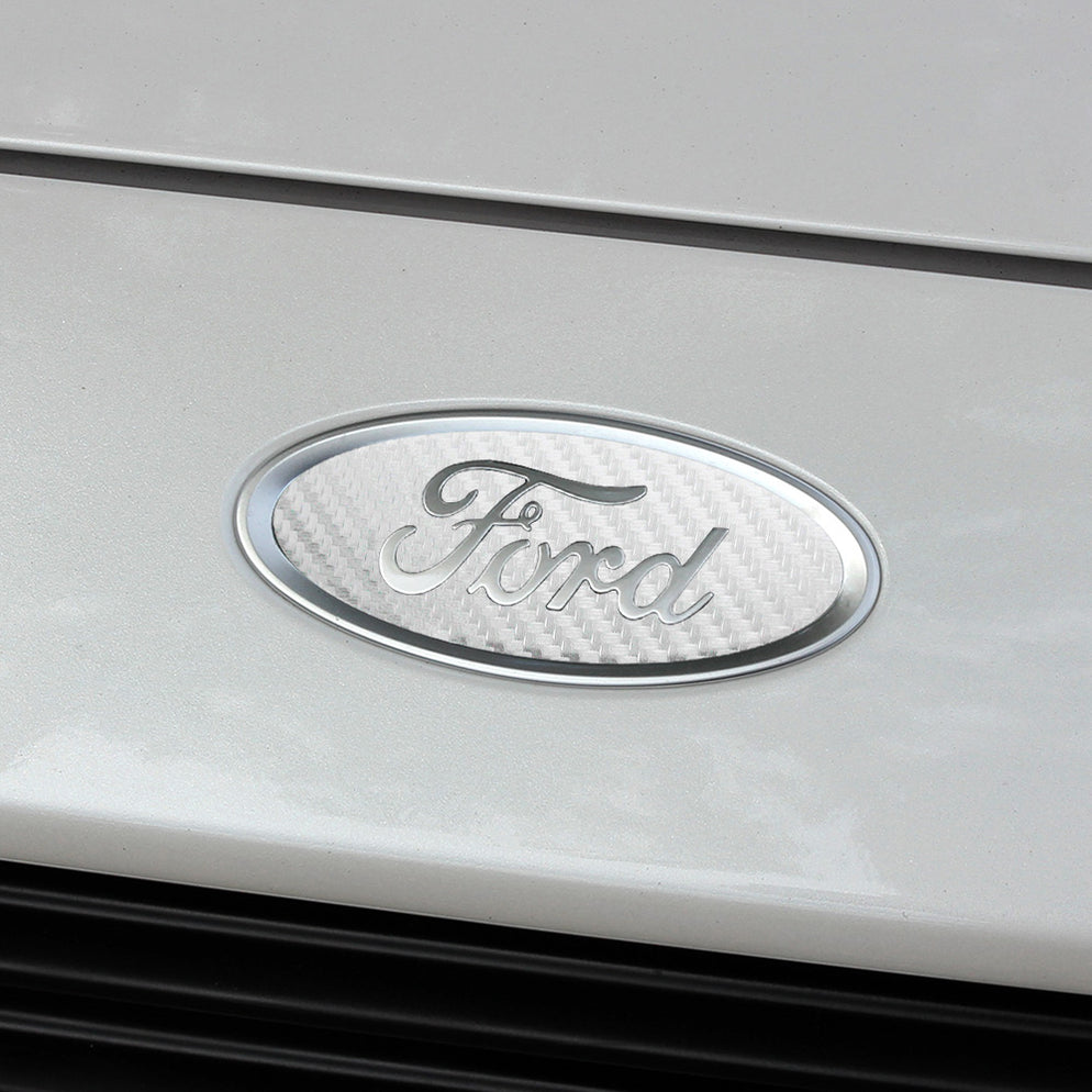 2013-2020 Ford Fusion Carbon Fiber Ford Oval Decal Emblem Inserts ...